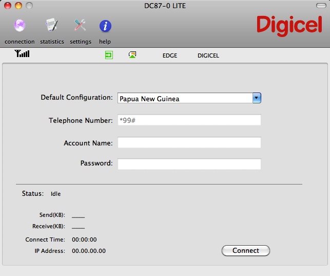 Making the Digicel Dongle work on a Macintosh for the Data Nets/Online ...