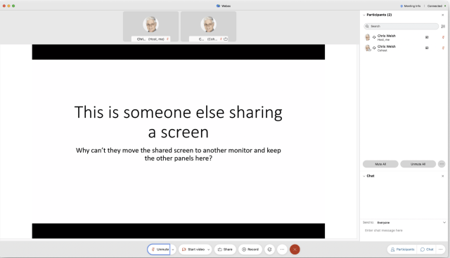 Webex multi-screen support – where is it Cisco? | RedNectar's Blog