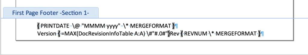 Do you put version numbers in MS Word Documents? You should. And here’s ...